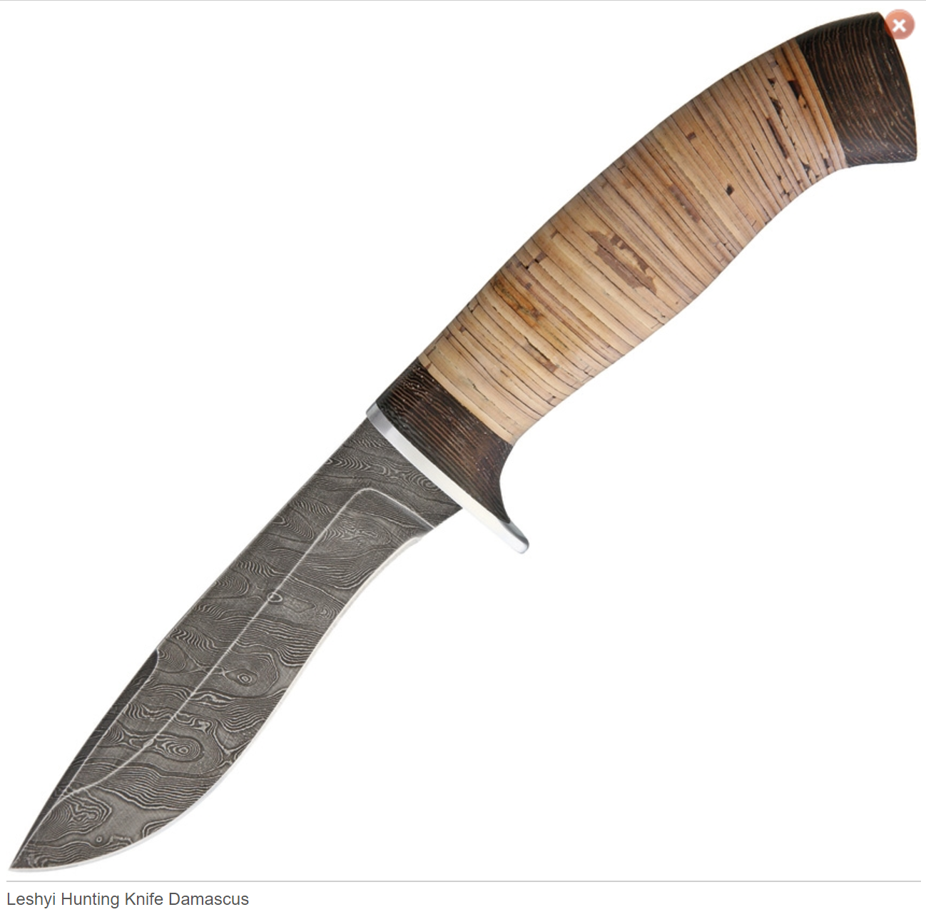 Russian Bulat - Leshyi Hunting Knife Damascus - T-Rex Small Arms