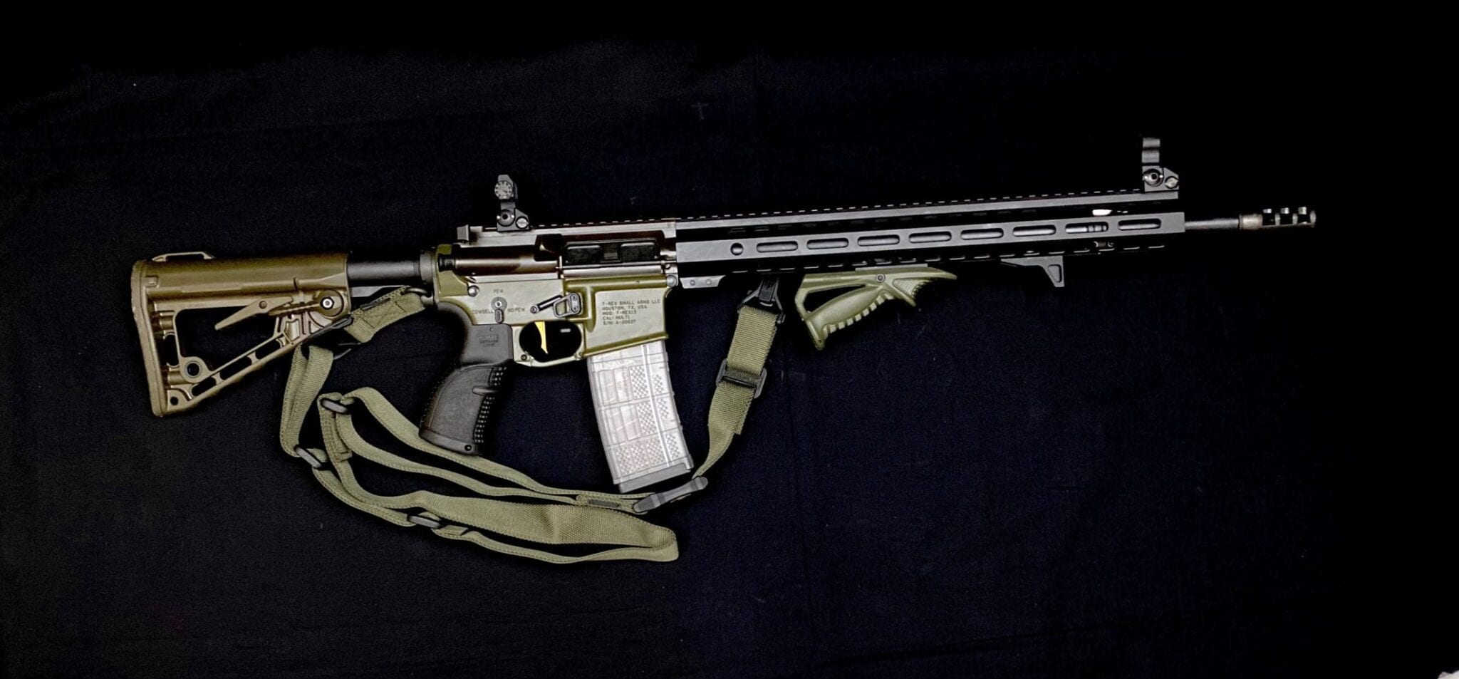 T-REX SMALL ARMS AR-15 Rifle | 5.56 NATO/.223 REM | Olive Drab/Burnt ...